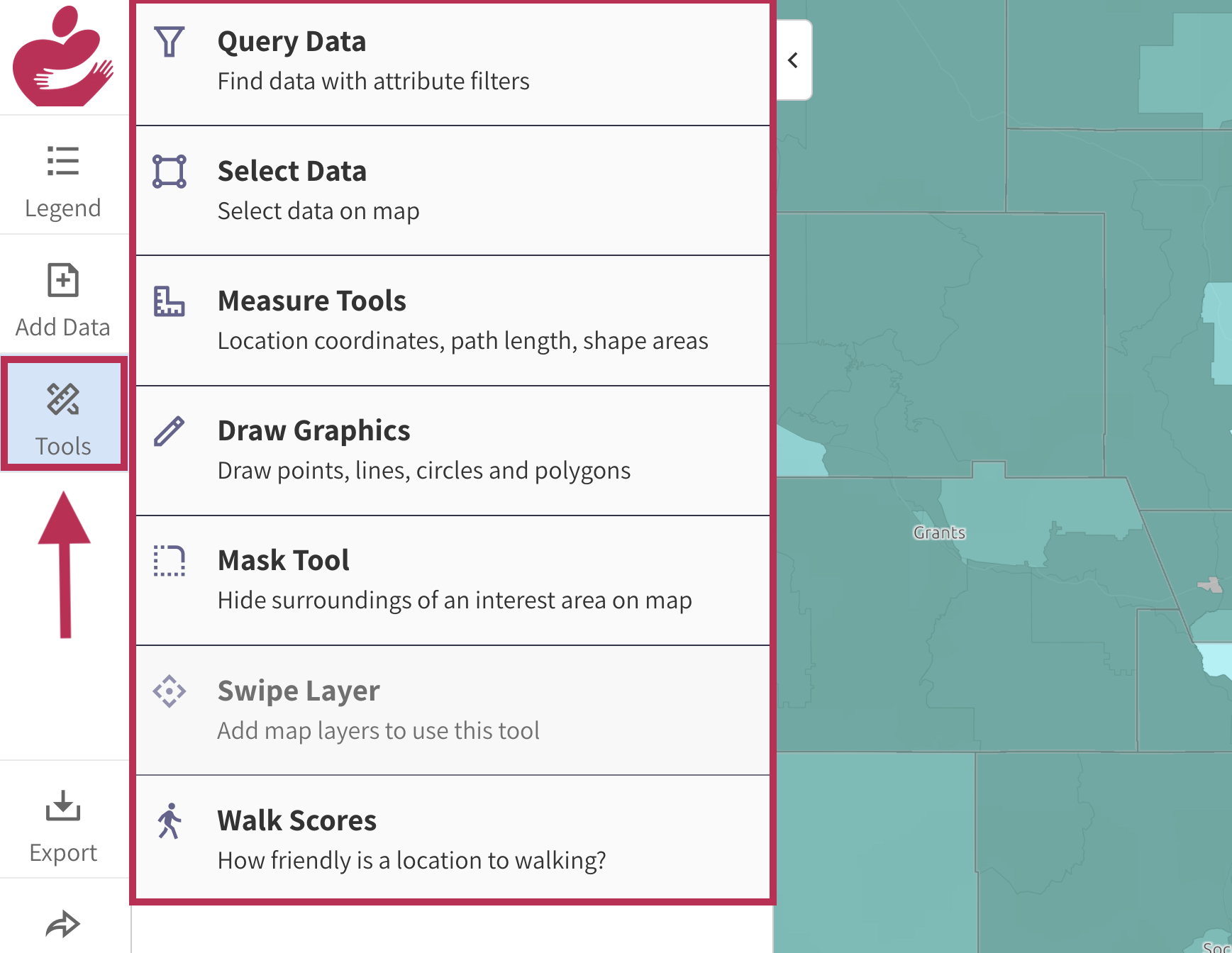 Map Support – Community Action Partnership